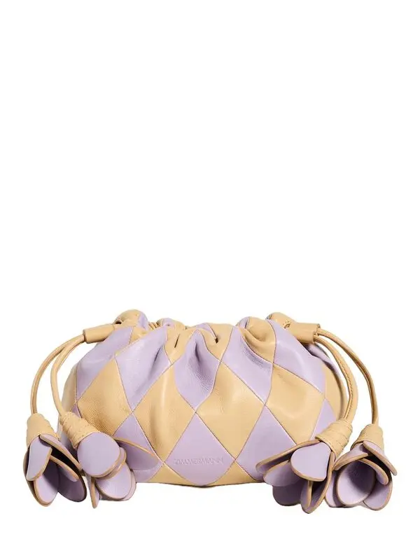 Zimmermann Cloud 9 Small Leather Clutch - Lilac Sand