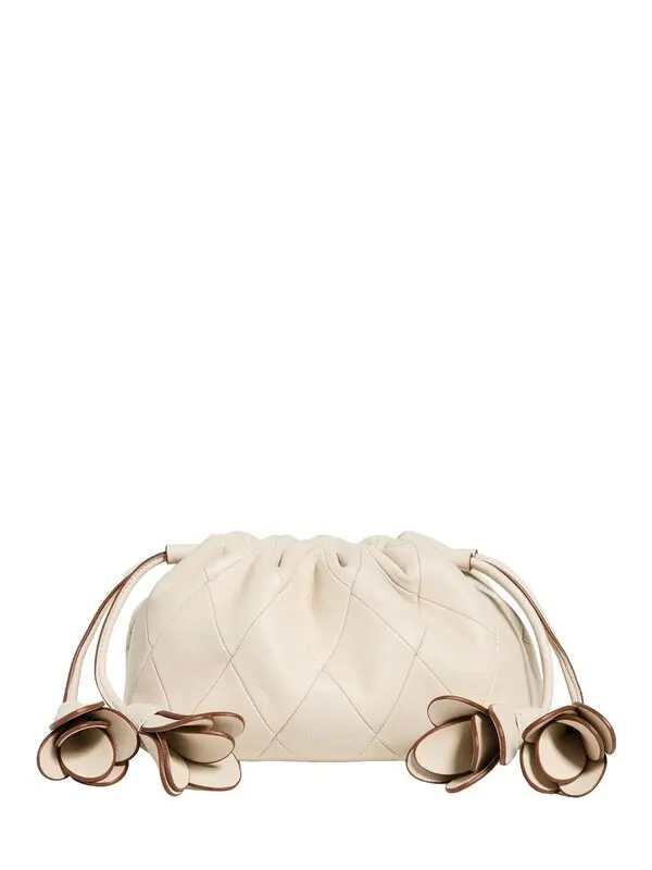 Zimmermann Cloud 9 Small Leather Clutch - Milk