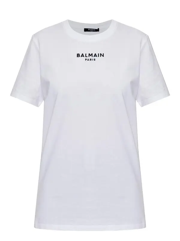 Balmain Embroidered Logo T-shirt - White