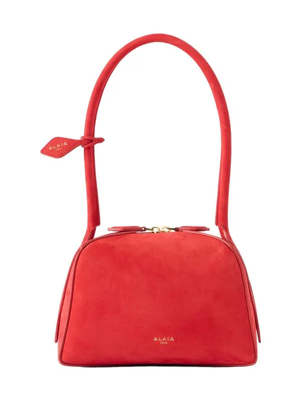 Alaïa Le Bouledogue Mini Shoulder Bag - Red