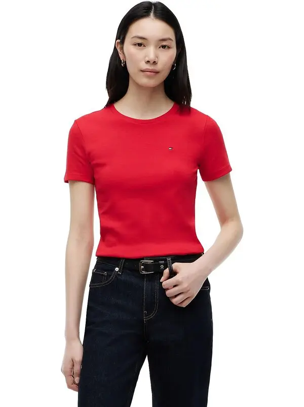 Tommy Hilfiger Crewneck T-shirt - Primary Red