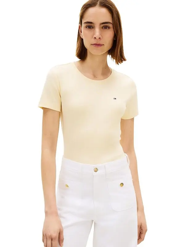 Tommy Hilfiger Crewneck T-shirt - Buttermilk