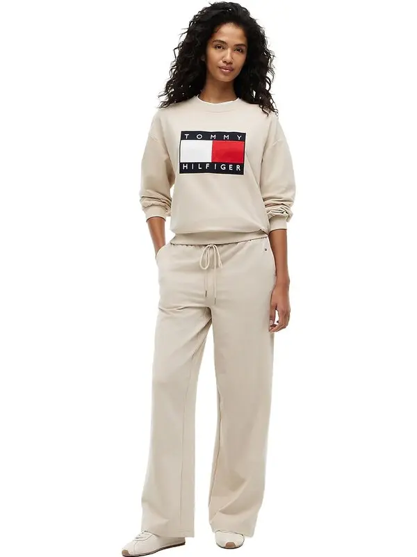 Tommy Hilfiger Straight-leg Sweatpants - Classic Beige