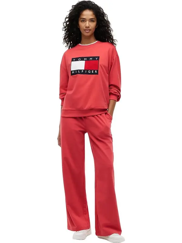 Tommy Hilfiger Straight-leg Sweatpants - Vintage Red