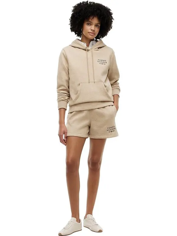 Tommy Hilfiger Monogram Logo Sweatshort - Sandalwood