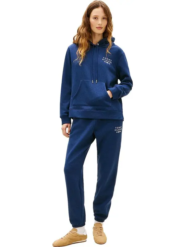 Tommy Hilfiger Heathered Fleece Sweatpants - Preppy Navy