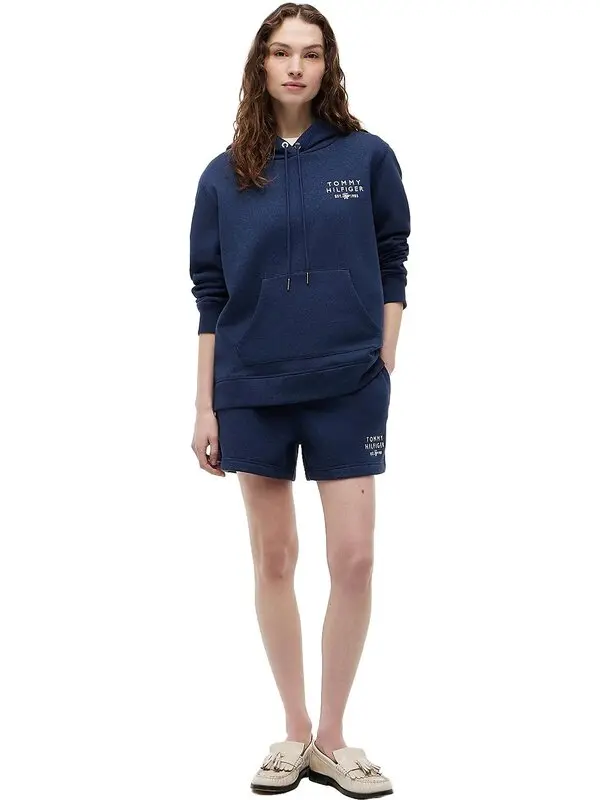Tommy Hilfiger Monogrammed Sweatshorts - Preppy Navy