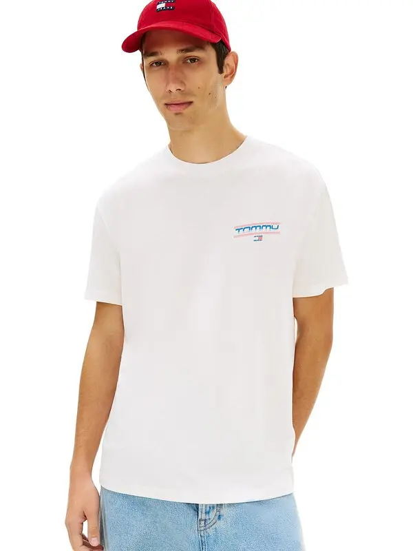 Tommy Hilfiger Fitness Graphic T-shirt - Ecru