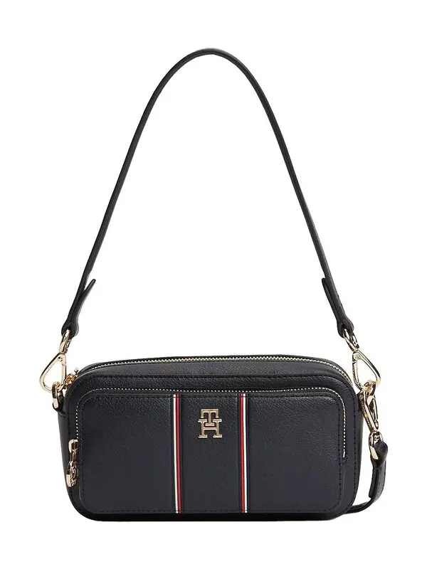 Tommy Hilfiger Signature Stripe Crossbody Bag - Space Blue