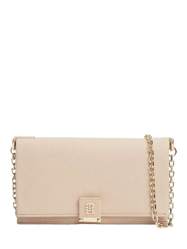 Tommy Hilfiger Monogram Clasp Crossbody Bag - Misty Blush