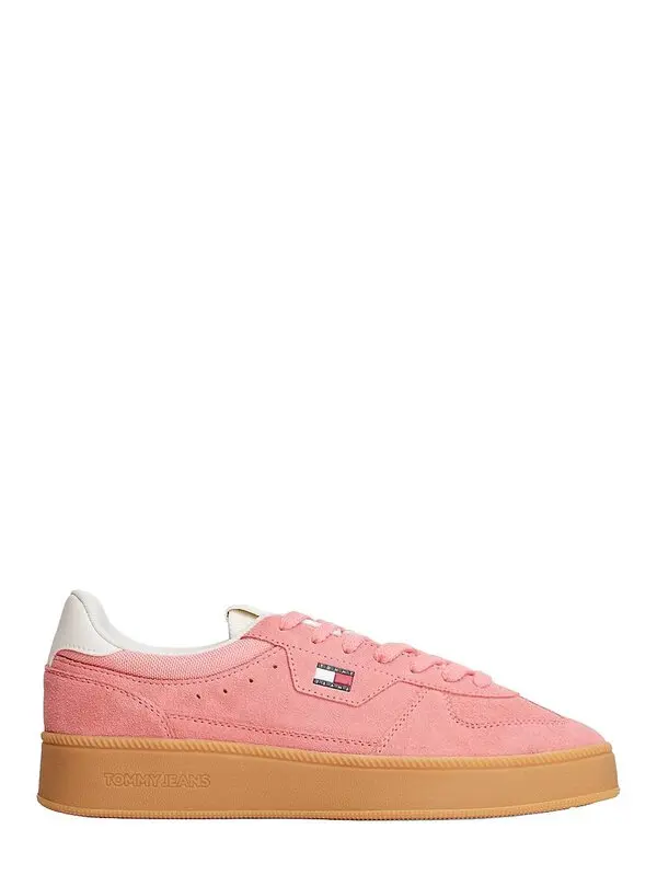 Tommy Hilfiger Platform Suede Sneakers - Enchanted Pink