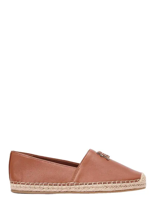 Tommy Hilfiger Monogram Leather Espadrilles - Warm Bronze
