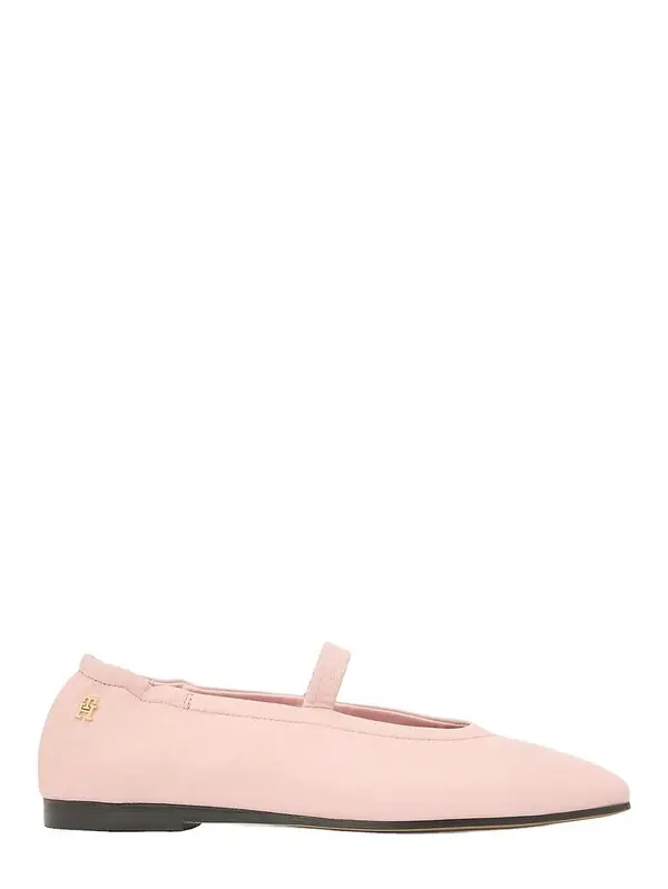 Tommy Hilfiger Nappa Leather Mary Jane Ballet Flats - Foggy Pink