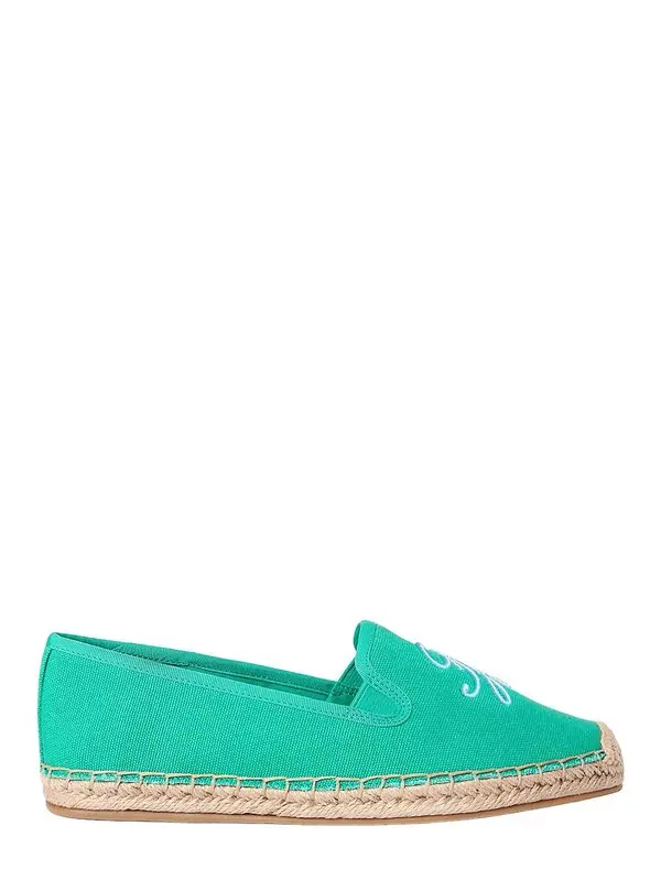 Tommy Hilfiger Script Monogram Canvas Espadrilles - Jade Wink