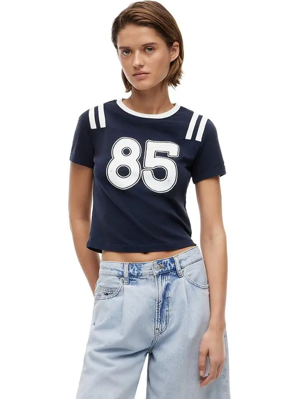 Tommy Hilfiger Varsity 85 T-shirt - Dark Night Navy