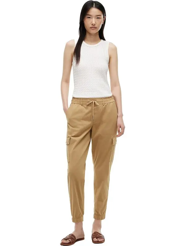 Tommy Hilfiger Stretch Cotton Cargo Joggers - Classic Khaki