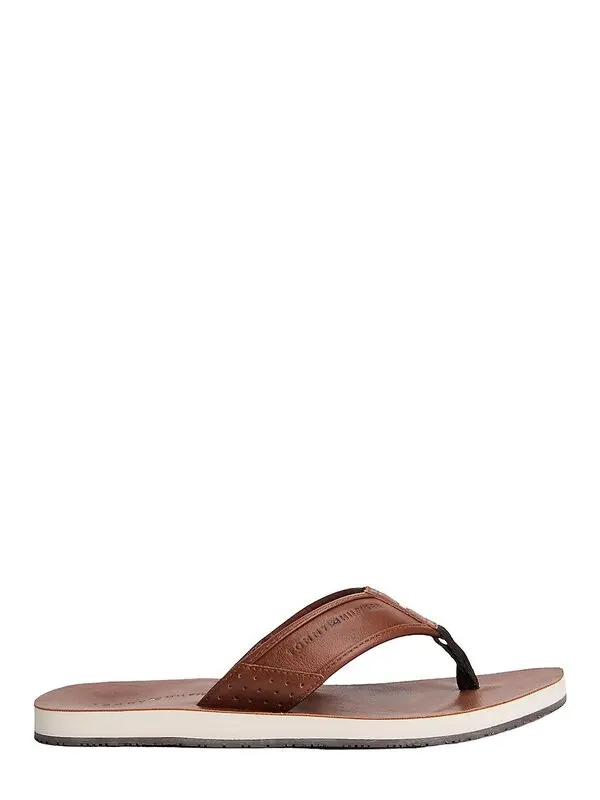 Tommy Hilfiger Classic Flip Flops - Medium Brown