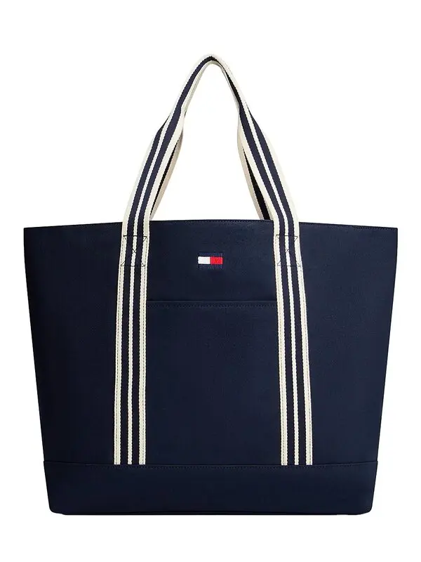 Tommy Hilfiger Canvas Tote Bag - Sky Captain