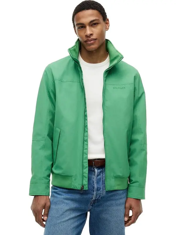 Tommy Hilfiger Water-resistant Hooded Regatta Jacket - Coastal Green