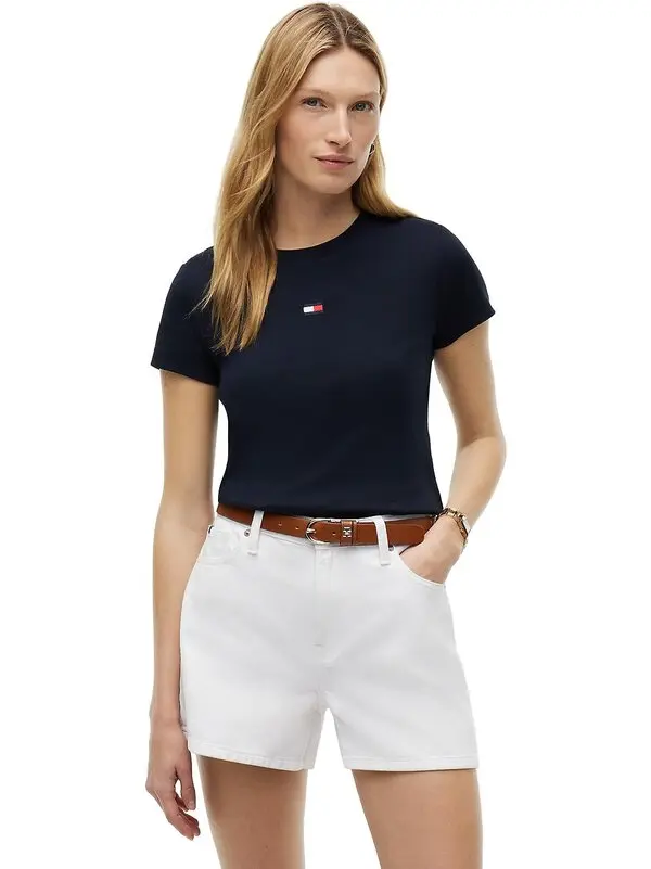 Tommy Hilfiger Mini Flag Logo T-shirt - Navy Blue