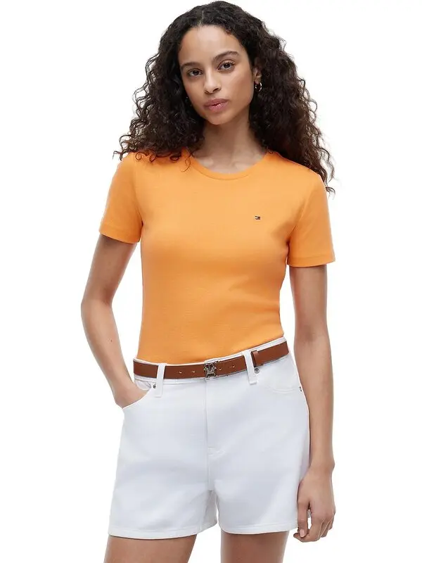 Tommy Hilfiger Crewneck T-shirt - Papaya Ray