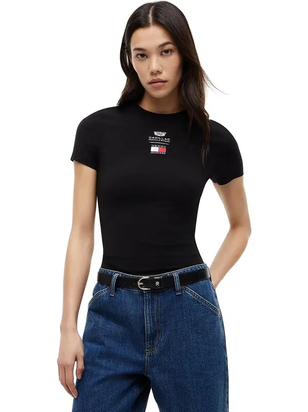 Tommy Hilfiger X Cadillac F1 Team Slim T-shirt - Black
