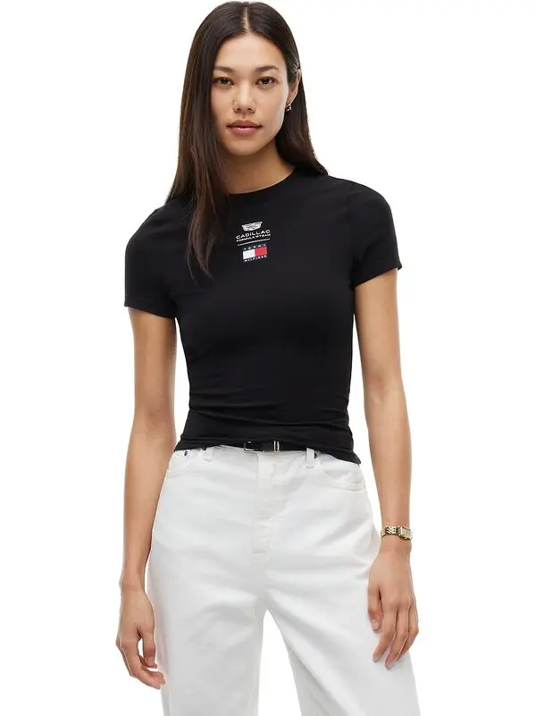 Tommy Hilfiger Cadillac F1 Team Slim T-shirt - Black