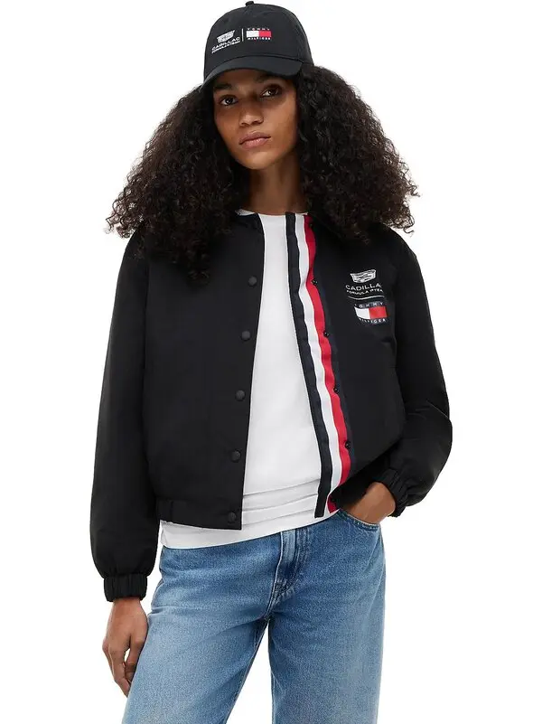 Tommy Hilfiger Tommy X Cadillac F1 Team Coach Jacket - Black