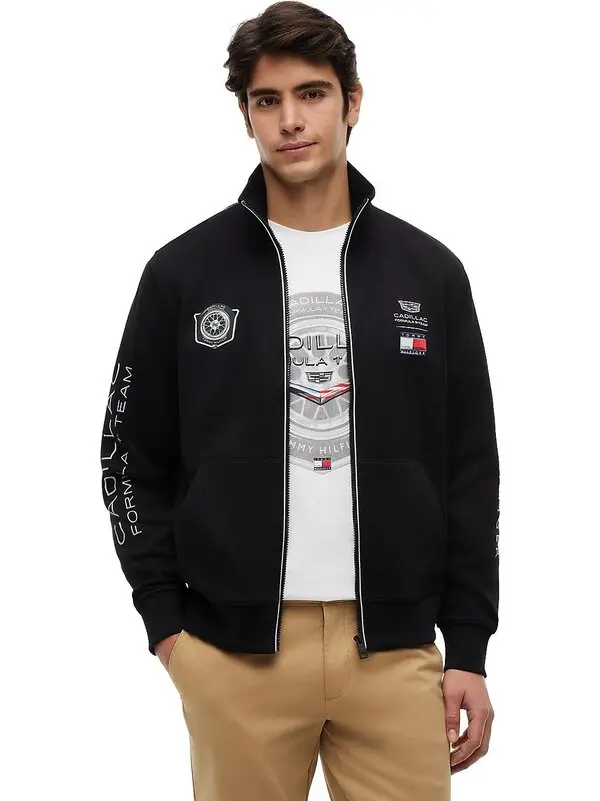 Tommy Hilfiger X Cadillac F1 Team Track Jacket - Black