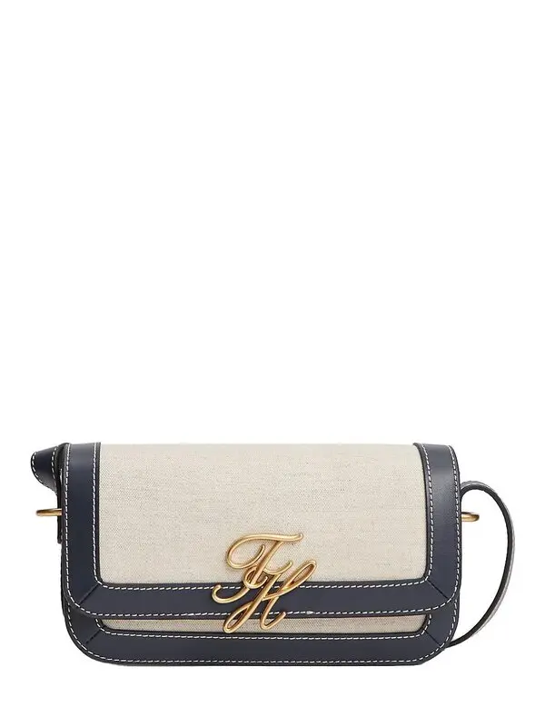 Tommy Hilfiger Script Monogram Crossbody Bag - Space Blue