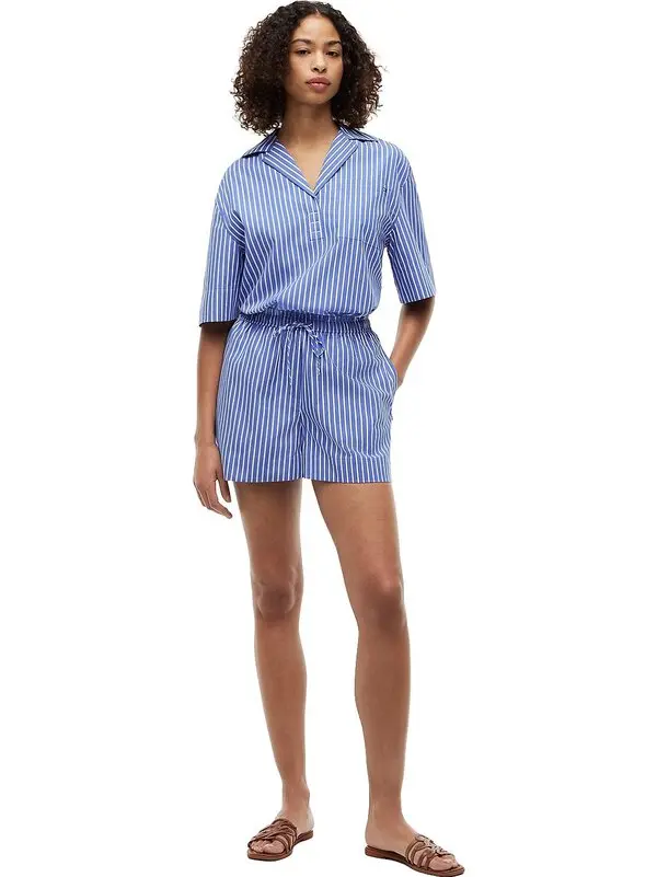 Tommy Hilfiger Striped Pull-on Shorts - Verona Blue Stripe