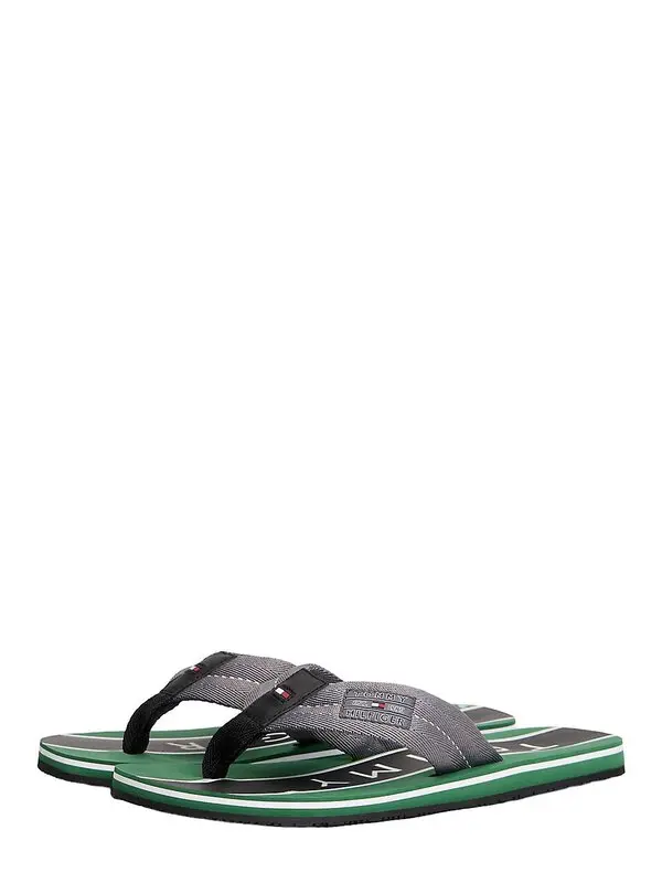 Tommy Hilfiger Logo Patch Flip-flop - Medium Grey