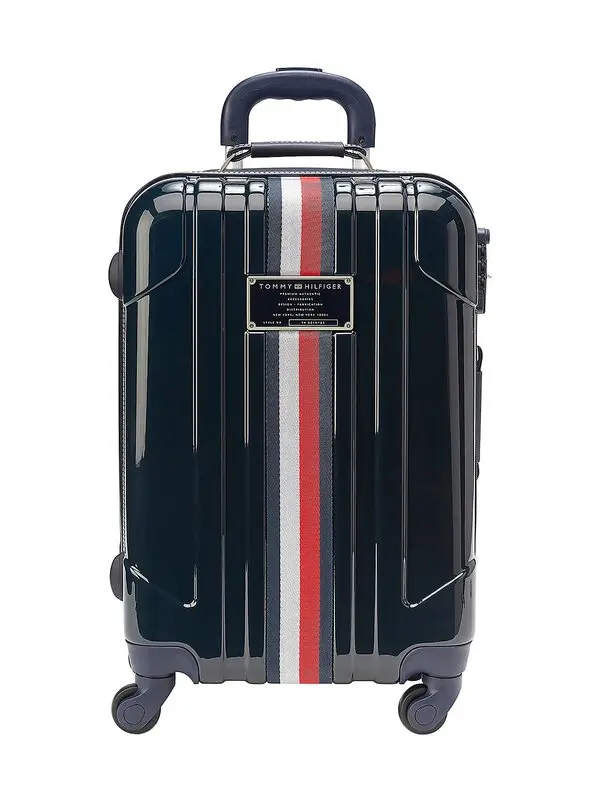 Tommy Hilfiger 21" Hardcase Spinner Suitcase - Navy