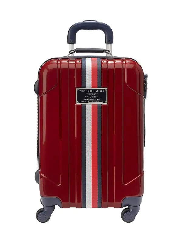 Tommy Hilfiger 21" Hardcase Spinner Luggage - Burgundy