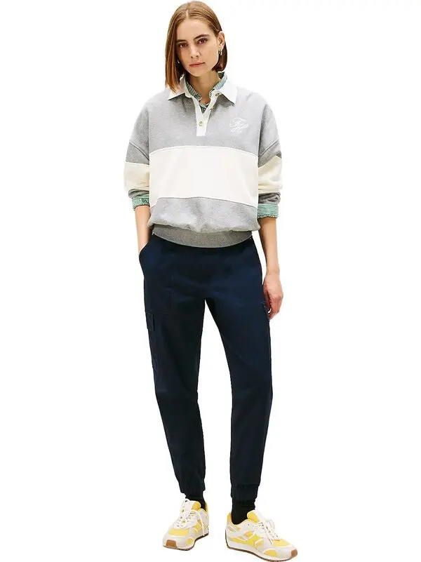 Tommy Hilfiger Belted Cargo Jogger Pants - Navy