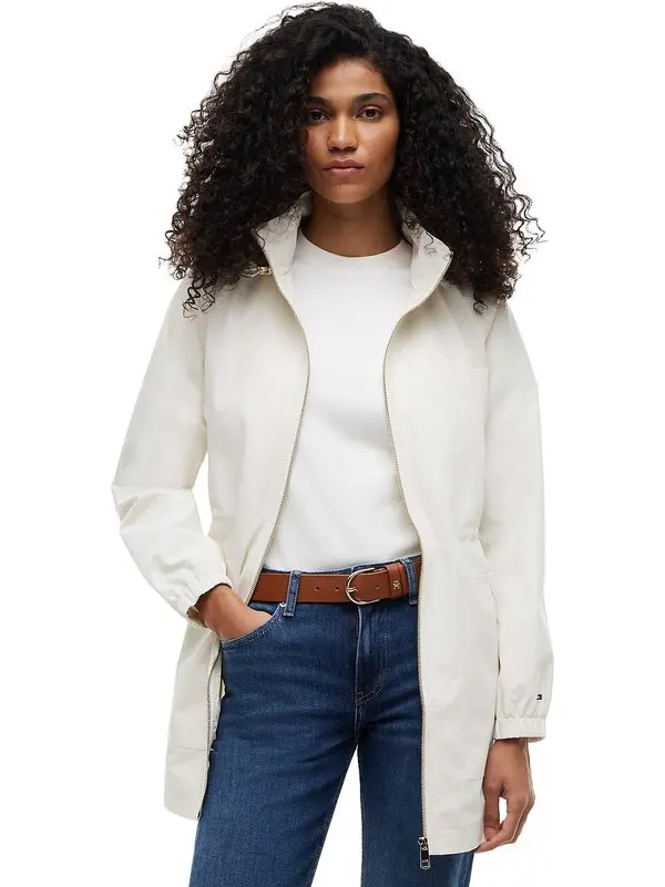 Tommy Hilfiger Hooded Storm Jacket - Ivory