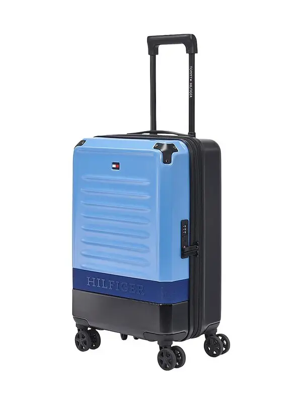 Tommy Hilfiger Colorblock Hardcase Spinner Luggage - Spell Blue