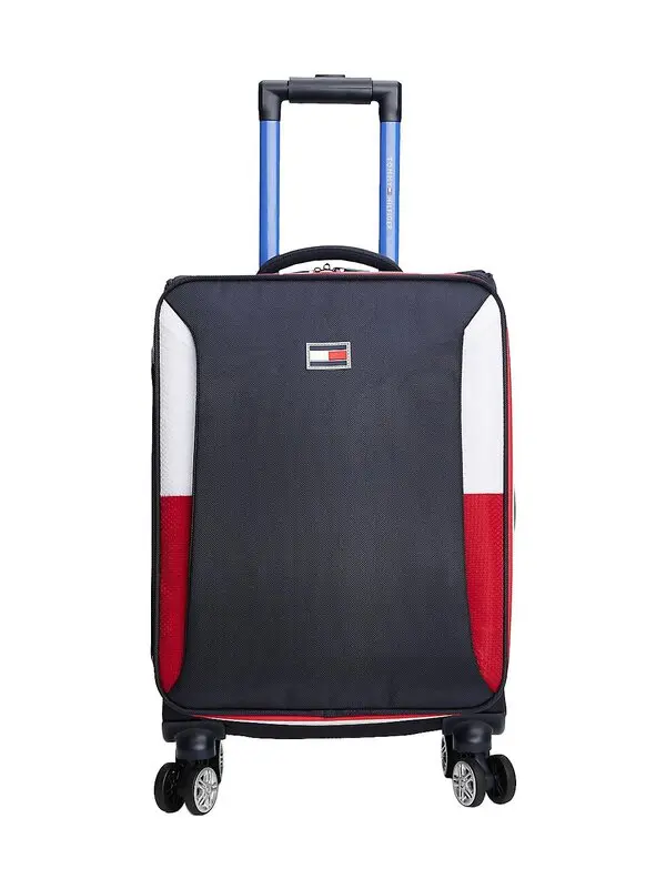Tommy Hilfiger 21" Upright Spinner Luggage - Blue