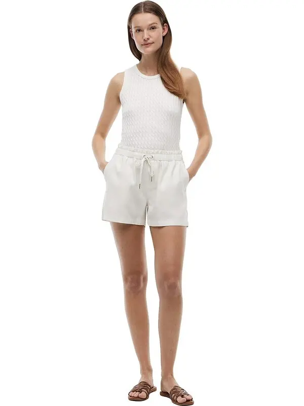 Tommy Hilfiger Elasticated Drawstring Pull-on Shorts - Ivory