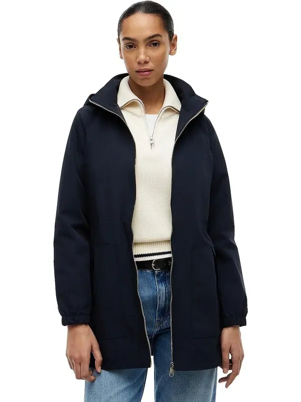 Tommy Hilfiger Hooded Storm Jacket - Navy Blue