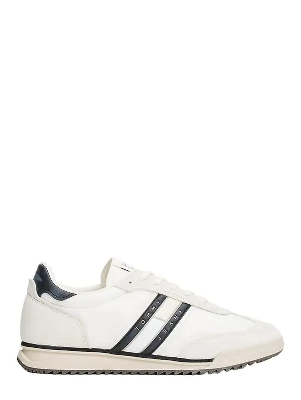 Tommy Hilfiger Mixed-media Runner Sneakers - Black