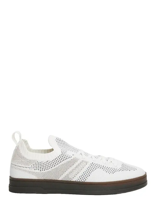 Tommy Hilfiger Low-top Knit Sneakers - Ecru