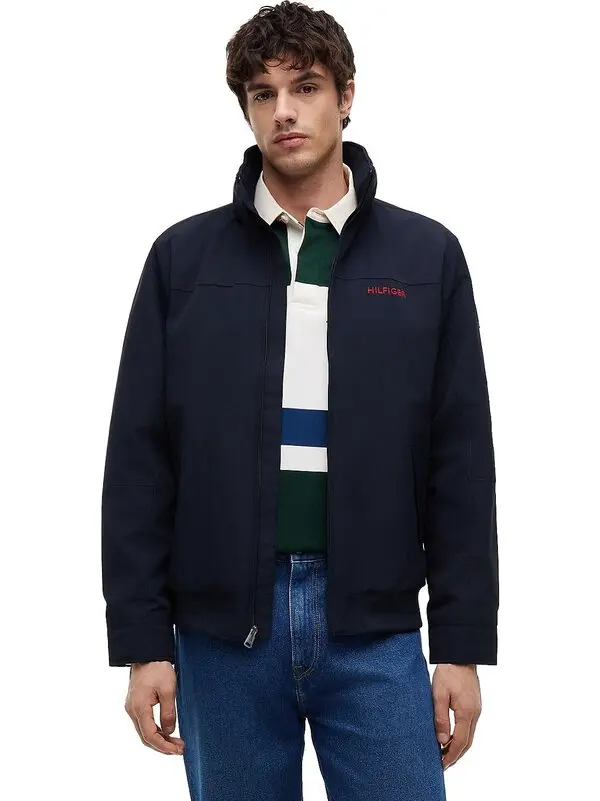 Tommy Hilfiger Water-resistant Hooded Regatta Jacket - Navy