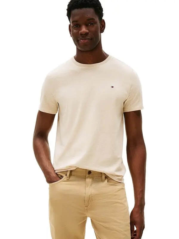Tommy Hilfiger Everyday T-shirt Beige - Beige Heather