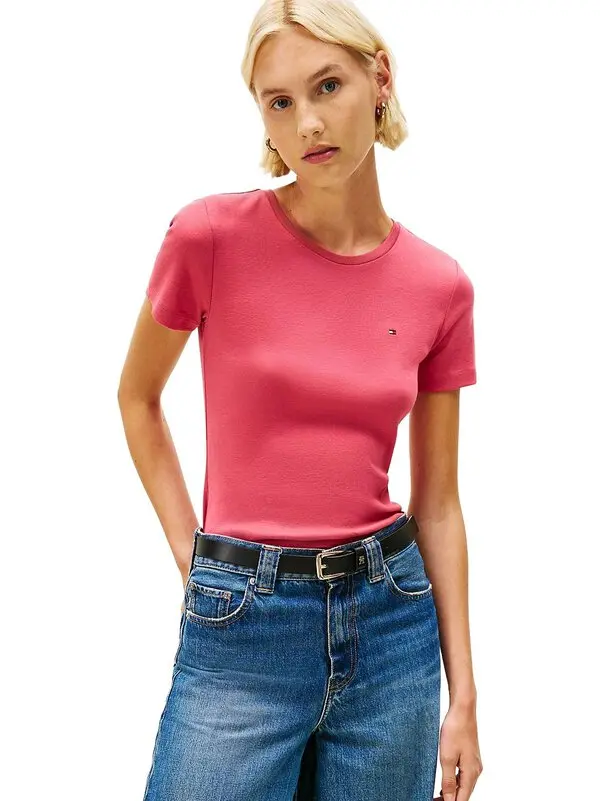 Tommy Hilfiger Crewneck T-shirt - Heritage Pink