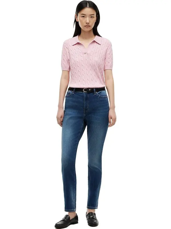 Tommy Hilfiger All-day Sculpt Denim Skinny Jeans - Dark Wash