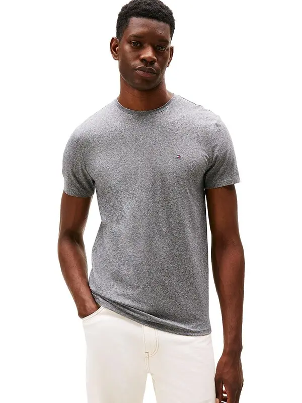 Tommy Hilfiger Slim Fit T-shirt Grey - Grey Heather