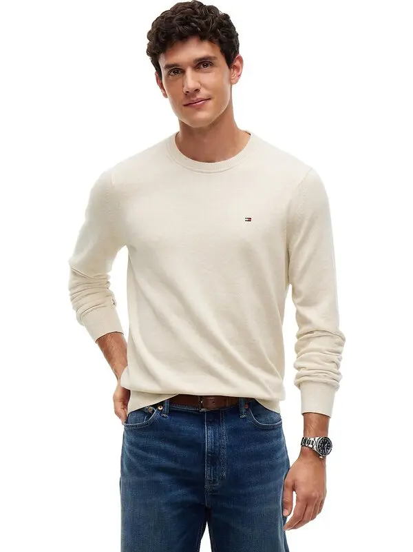 Tommy Hilfiger Classic Crewneck Sweater - Beige