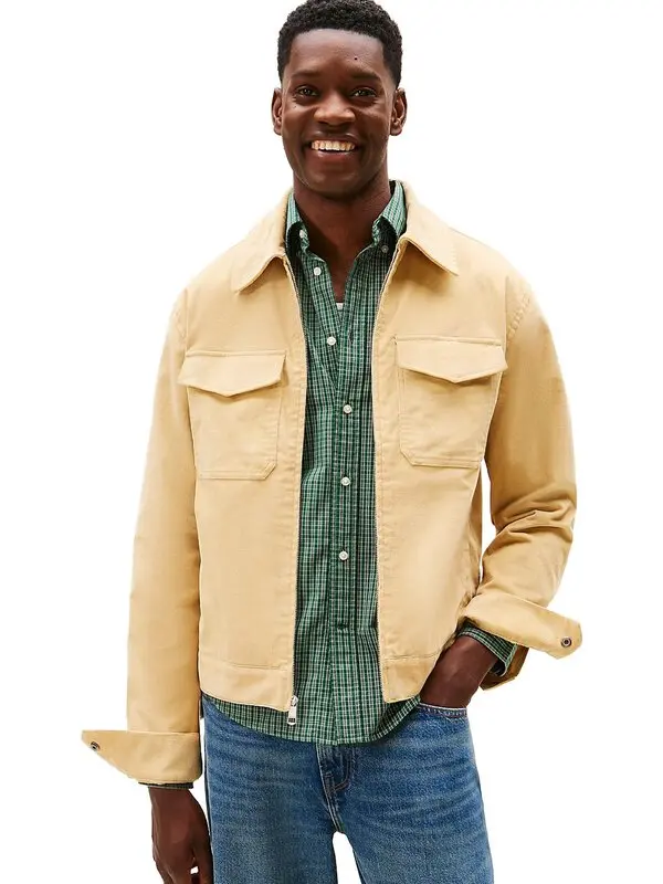 Tommy Hilfiger Corduroy Zip Jacket - Beechwood