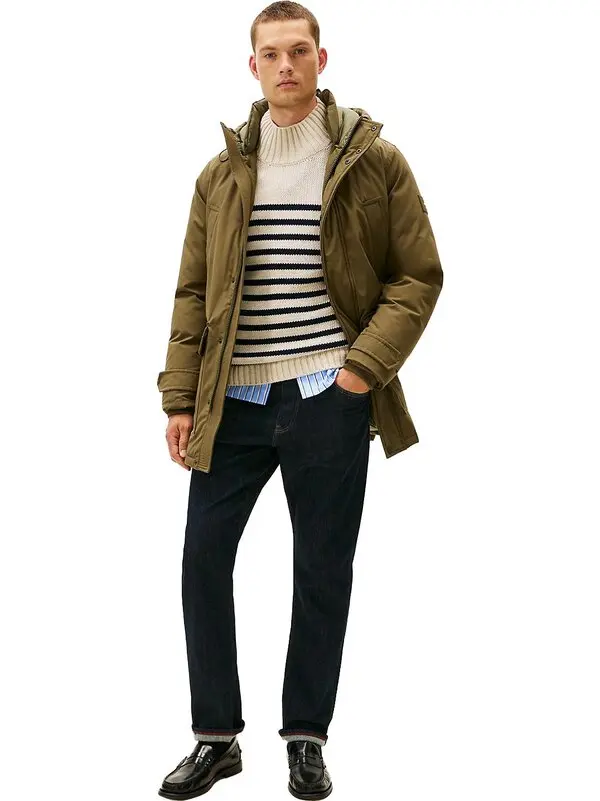 Tommy Hilfiger Hooded Down Parka - Army Green